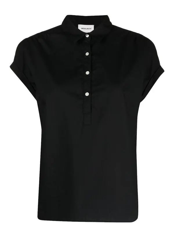 Woolrich Sleeveless Fitted Blouse - Black