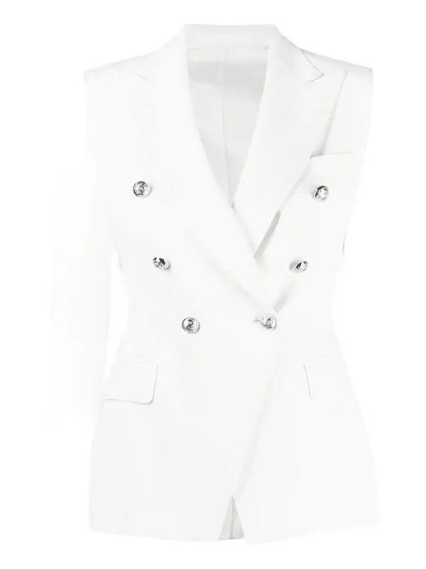 Tagliatore Jalicya Double-breasted Blazer - White