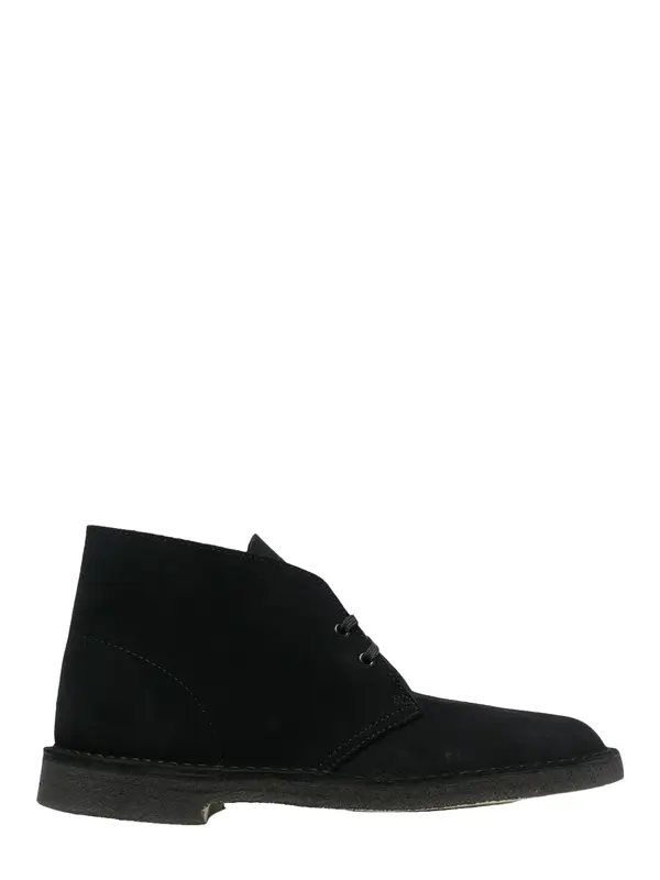 Clarks Suede Desert Boots - Black