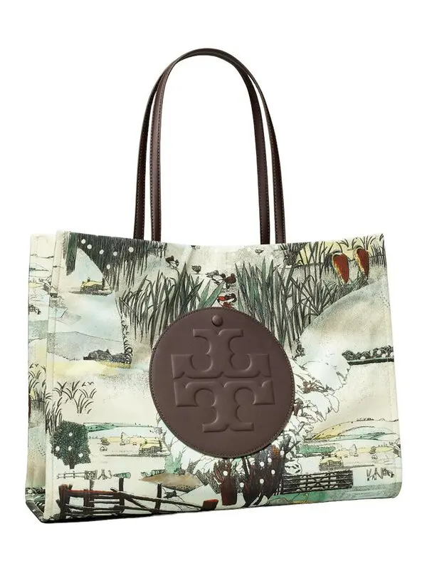 Tory Burch Ella Printed Tote - Forest Print
