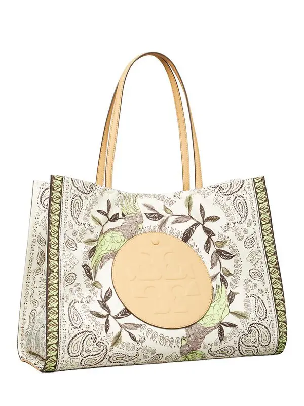 Tory Burch Ella Printed Tote - Mint Cockatoo