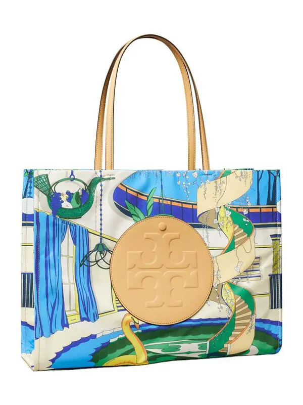 Tory Burch Ella Printed Tote - The Pool Blue