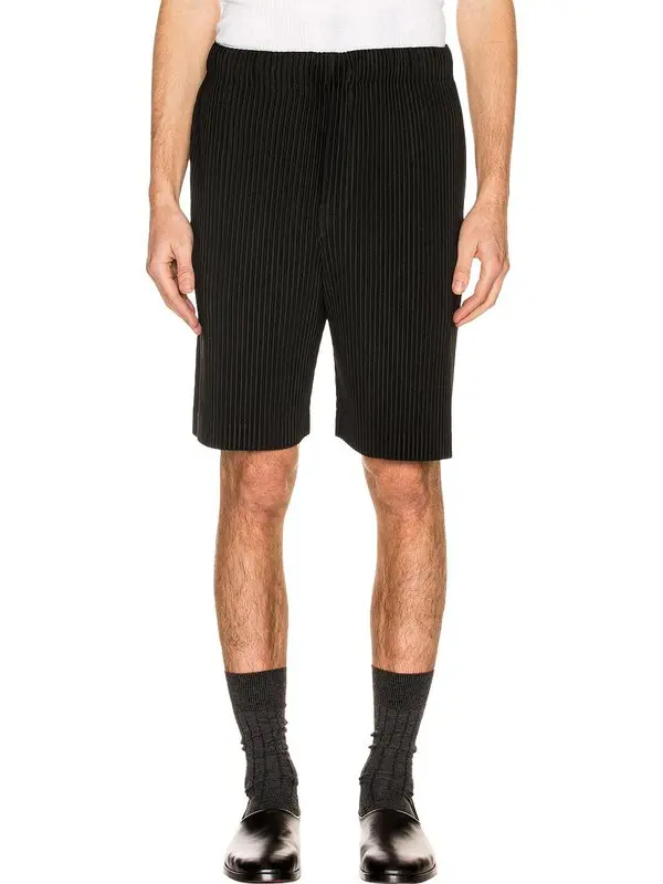 Issey Miyake Plisse Shorts - Black