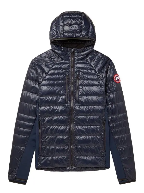 Canada Goose Hybridge Lite Slim-fit Quilted Shell Hooded Down Jacket - Blue