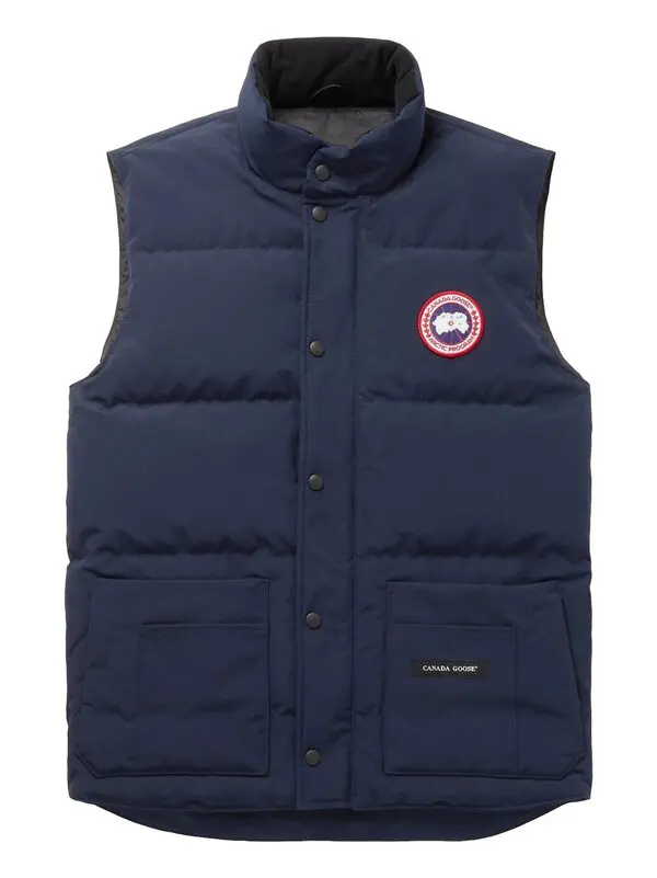 Canada Goose Slim-fit Freestyle Crew Quilted Arctic Tech Down Gilet - Blue