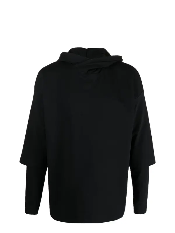 Alchemy Fashions Layered Hoodie - Black