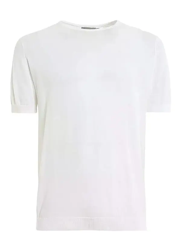 John Smedley Crew Neck T-shirt - White