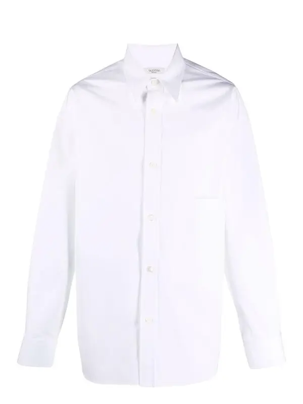 Valentino Garavani Patch Pocket Shirt - White
