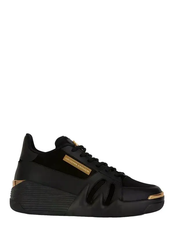 GIUSEPPE ZANOTTI Talon Mid-top Sneakers - Black