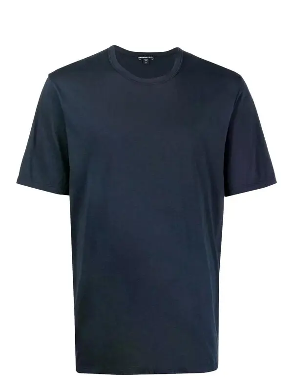 JAMES PERSE Crewneck Cotton T-shirt - Blue