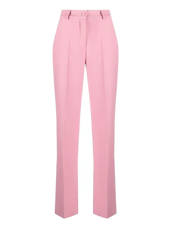 HEBE STUDIO High-waist Tailored Trousers - Pink