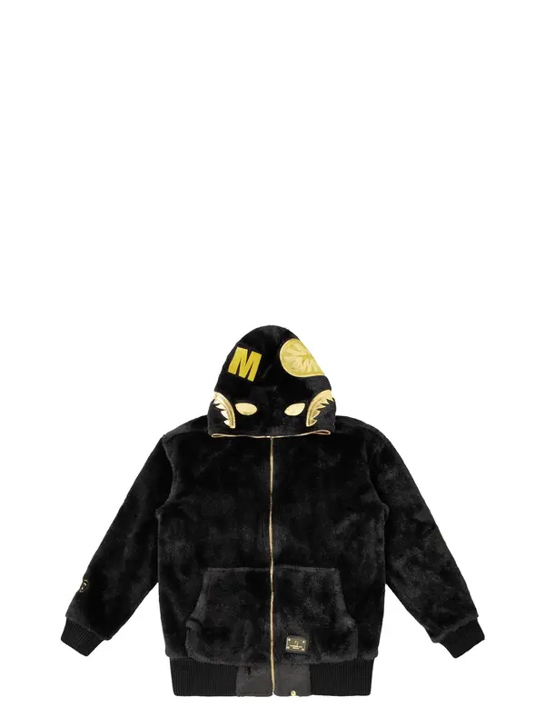 A BATHING APE Shark Hoodie Jacket - Black