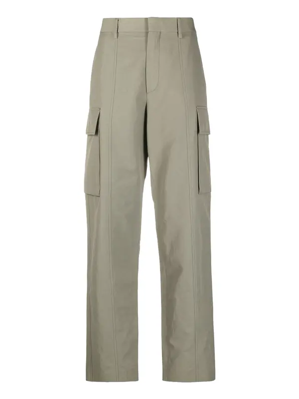 Stella McCartney Straight-leg Cargo Trousers - Green
