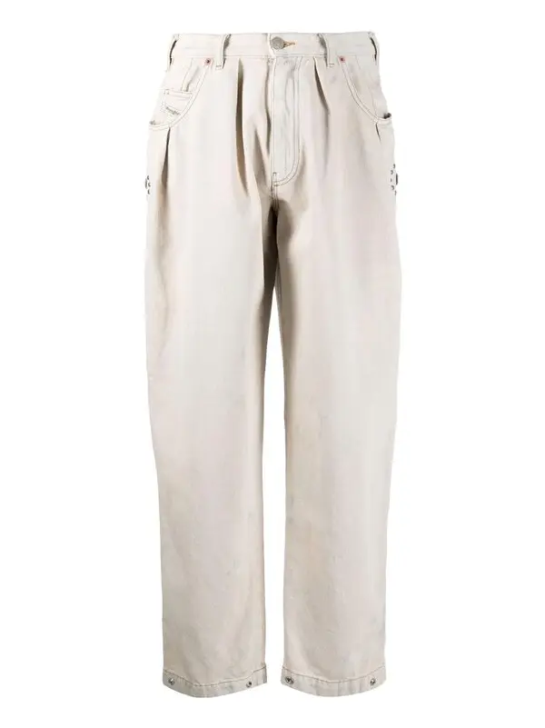 DIESEL® High-rise Boyfriend Jeans - Neutrals