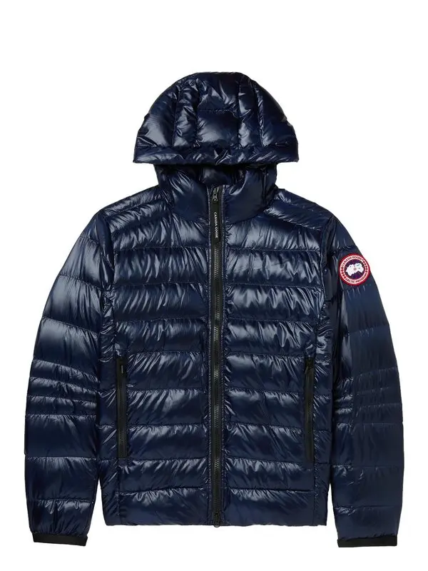 Canada Goose Crofton Slim-fit Hooded Down Jacket - Blue
