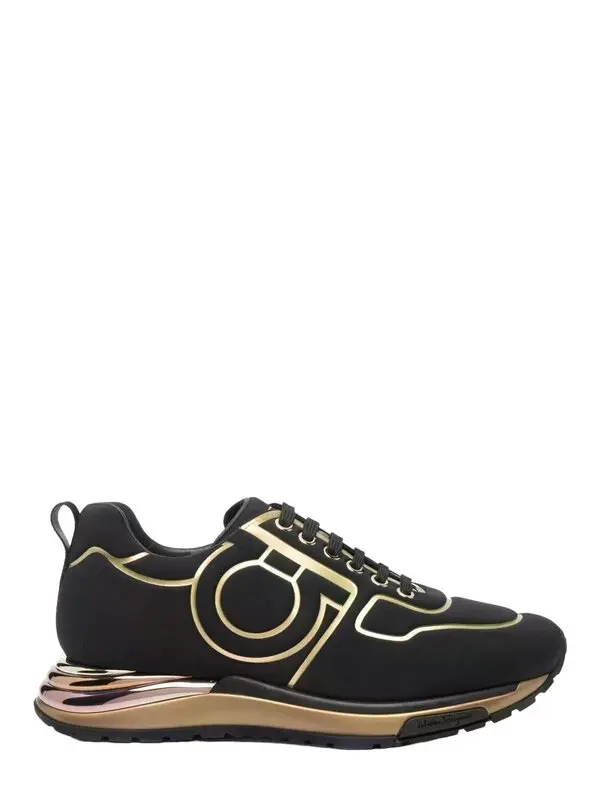 FERRAGAMO Brookly Low-top Sneakers - Black
