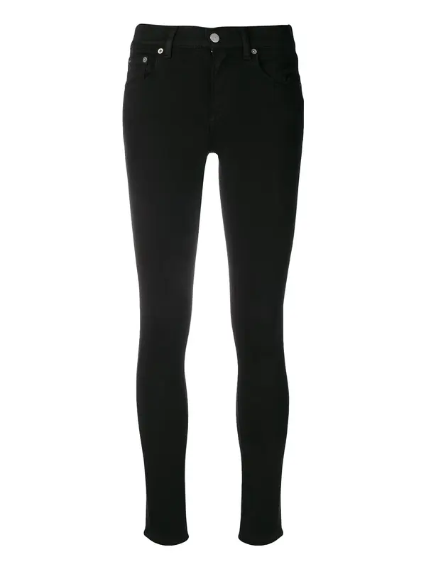 Polo Ralph Lauren High Rise Skinny Jeans - Black