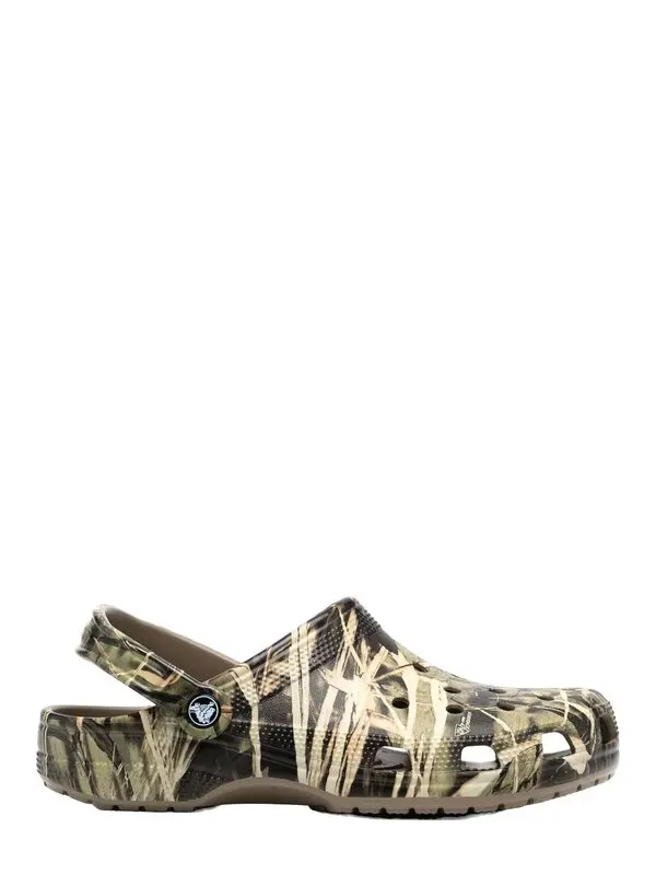 CROCS Realtree® V2 Camouflage-print Clogs - Green