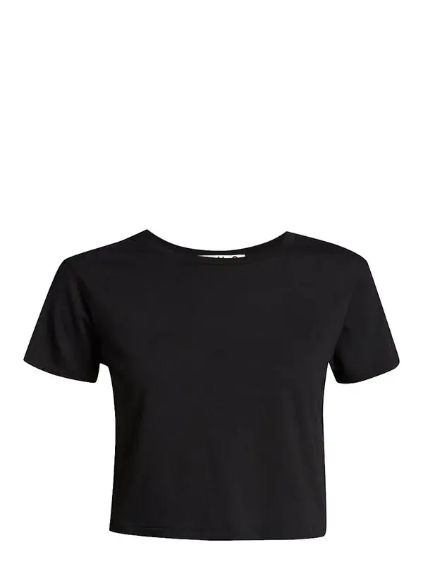 AMO Babe Cropped Tee - Black
