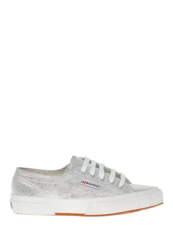 Superga 2750 Classic Lace-up Sneakers With Luminous Finish - Grey