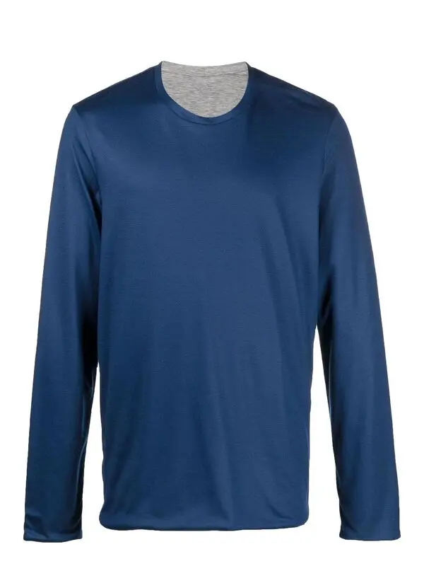 Sease Long-sleeved Jersey T-shirt - Blue