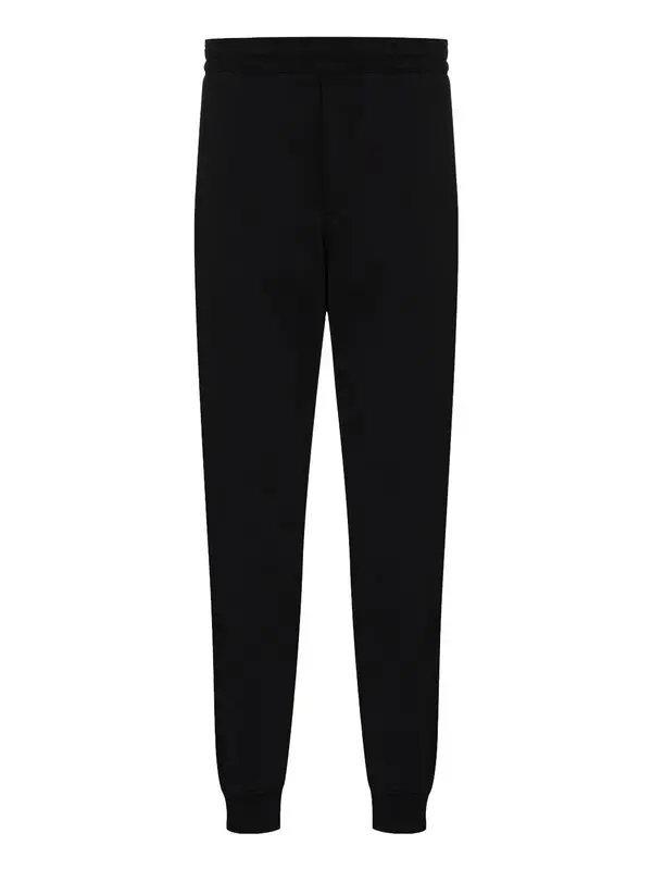 Alexander McQueen Logo-tape Straight-leg Track Pants - Black