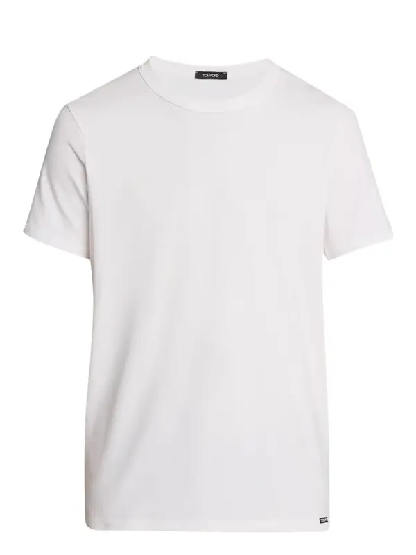 TOM FORD Solid Stretch Jersey T-shirt - 100 White