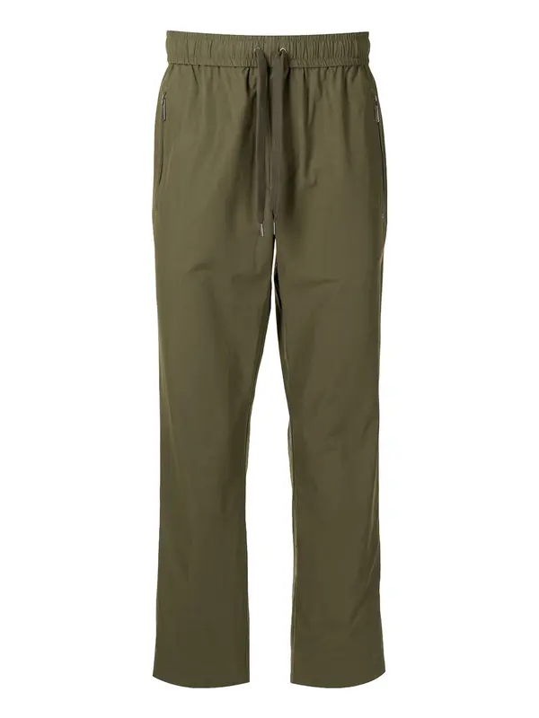PORTS V Side Stripe Track Pants - Green