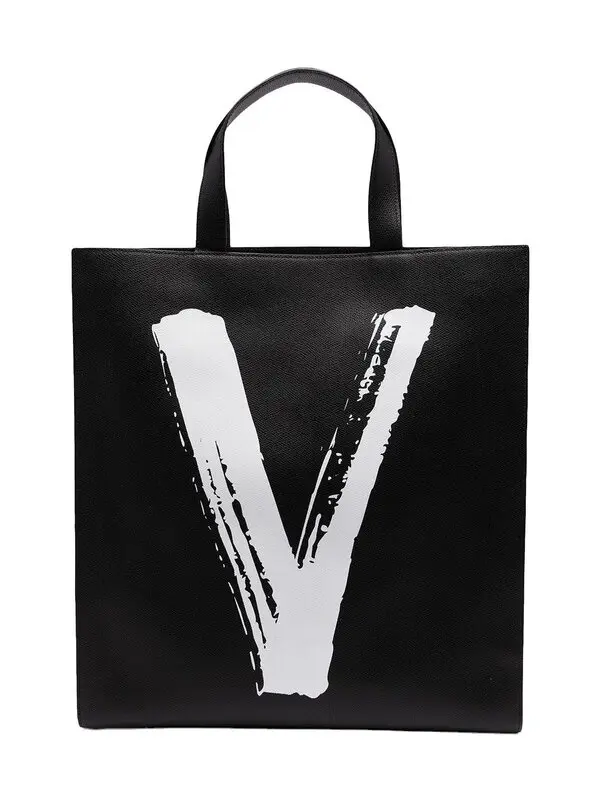 PORTS V Graphic-print Tote Bag - Black