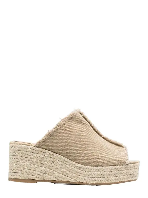 CastaÑer 70mm Frayed Espadrilles - Neutrals