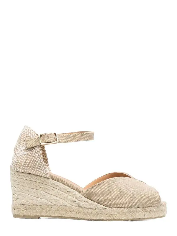 CastaÑer Carol Canvas Wedge Espadrilles - Neutrals