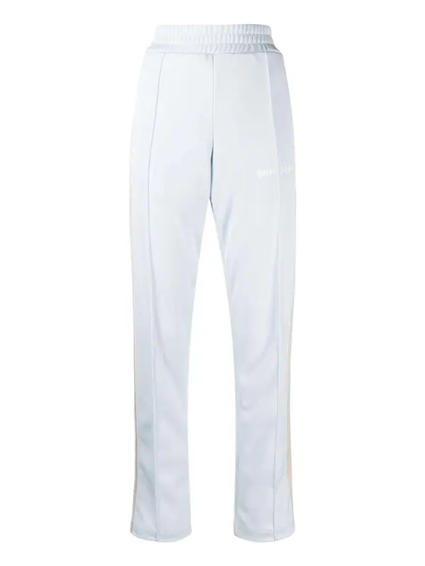 Palm Angels Side-stripe Track Pants - Blue
