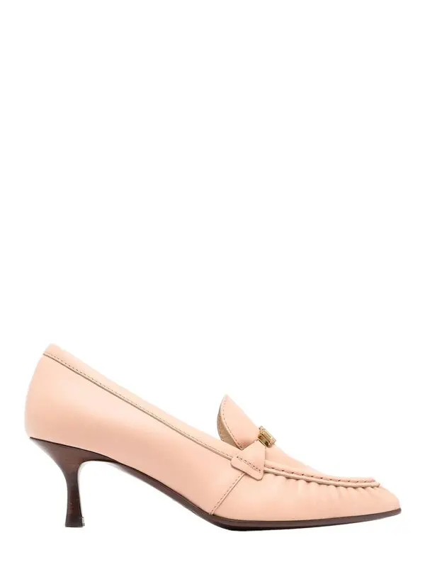TOD'S Chain-embellished Loafer Pumps - Pink