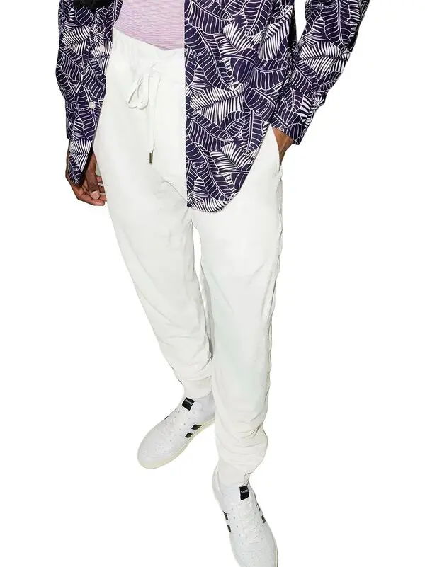 TOM FORD Fluid Velour Track Pants - White