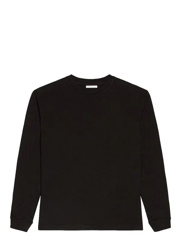 John Elliott Long Sleeve University Tee - Black