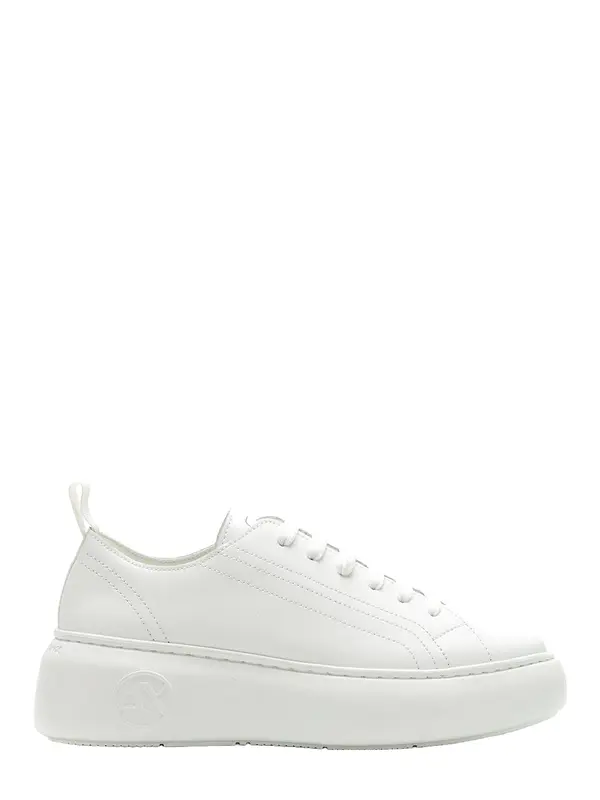 Armani Exchange Platform Low-top Sneakers - White