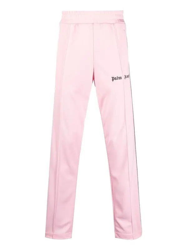 Palm Angels Logo-print Leg Track Pants - Pink