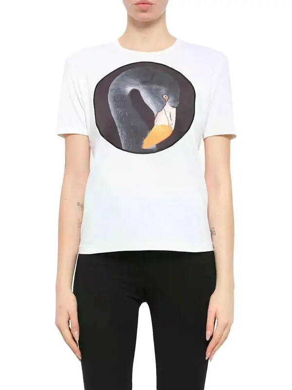 Givenchy Flamingo Print T-shirt - White