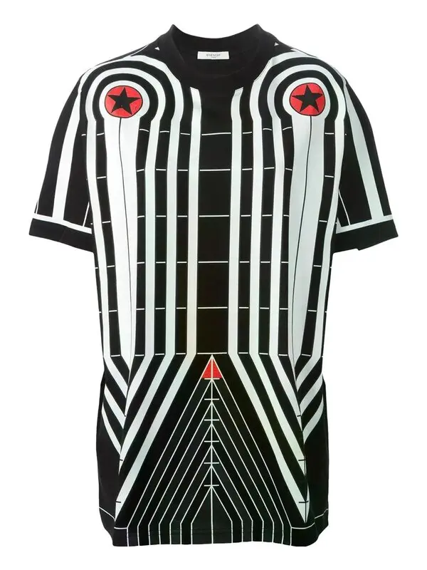 Givenchy Graphic Print T-shirt - Black