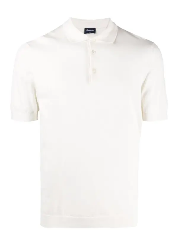 DRUMOHR Short-sleeve Polo Shirt - Neutrals