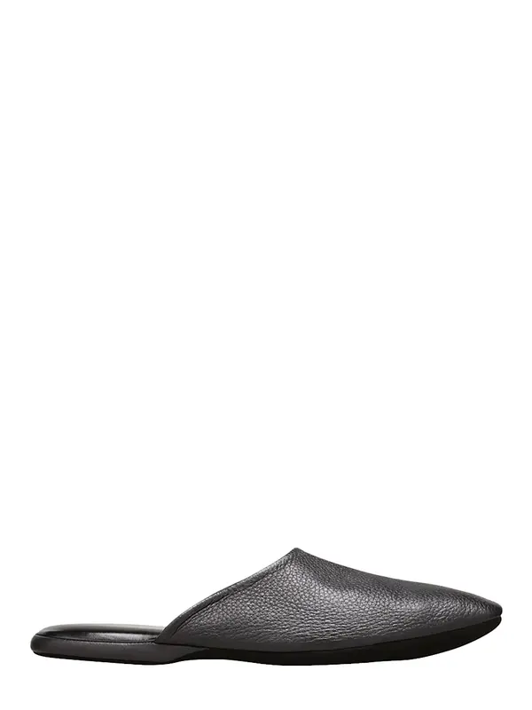 Charvet Deerskin Slippers - Black