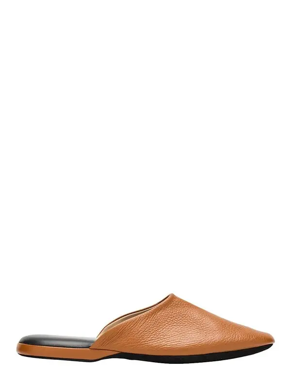 Charvet Deerskin Slippers - Coffee