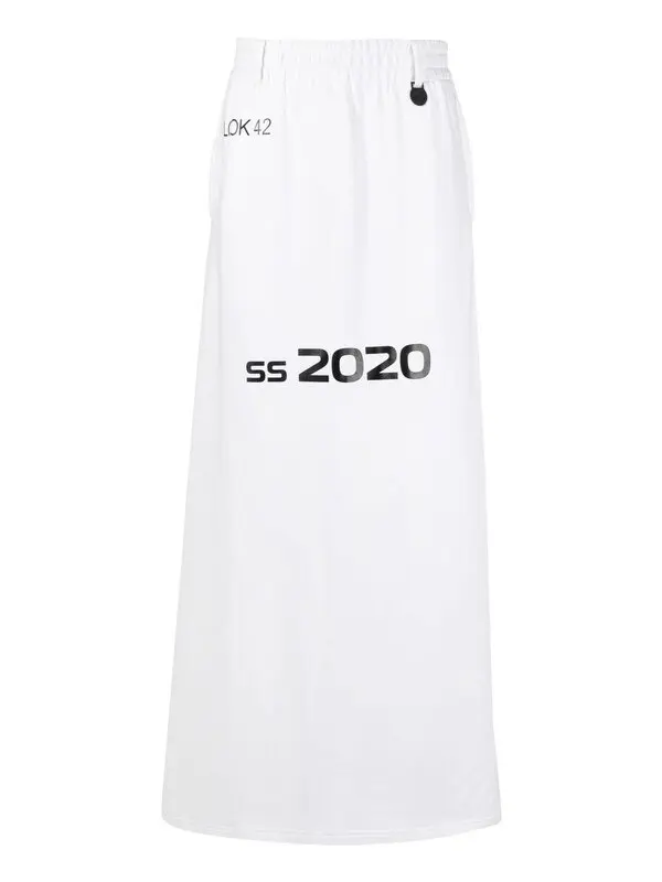 XANDER ZHOU Ss 2020 Long Shorts - White