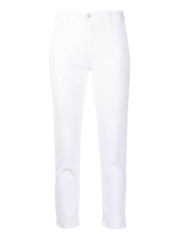 Ag Caden Cropped Pants - White
