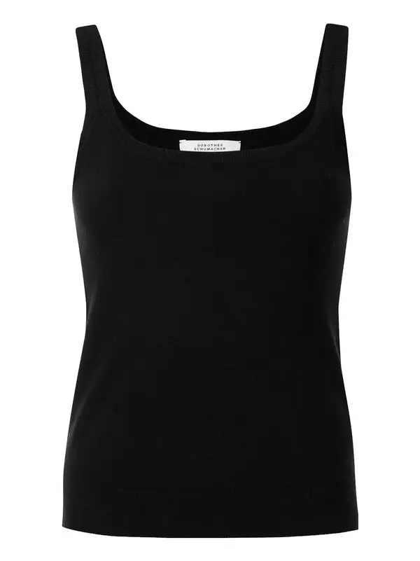 Dorothee Schumacher Scoop Neck Tank - Black