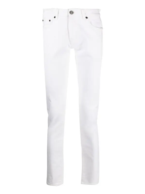 PT TORINO Slim-fit Five-pocket Jeans - White