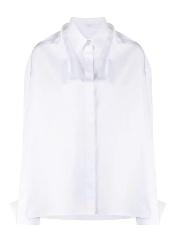 Givenchy Oversized Long-sleeve Shirt - White