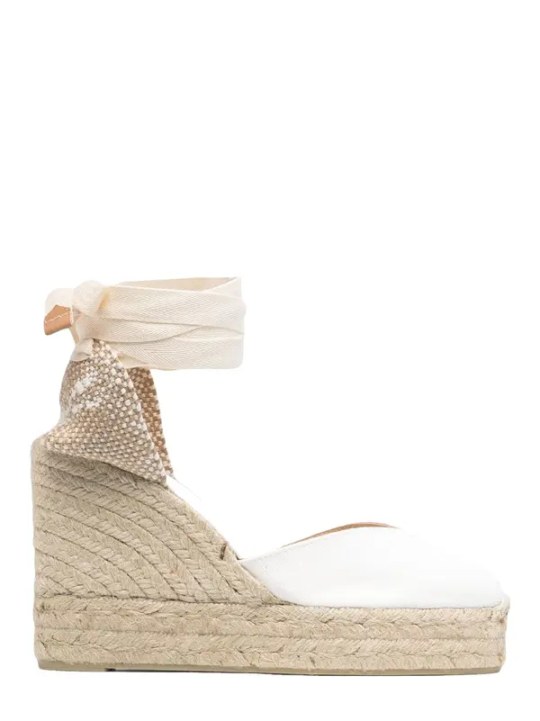CastaÑer Chiara Wedge Espadrilles - White