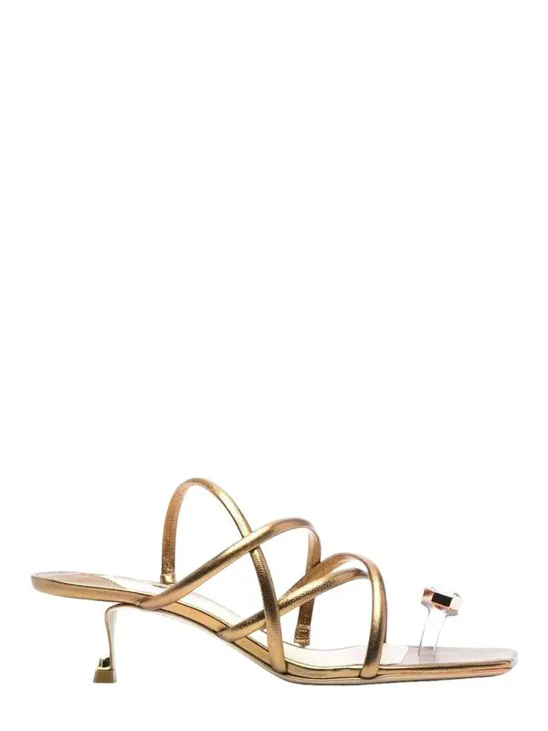 SOPHIA WEBSTER Bijou Strappy Sandals - Gold
