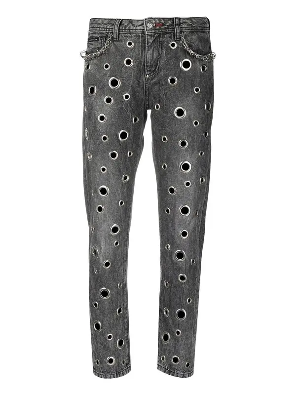 Philipp Plein Boyfriend Jeans - Grey